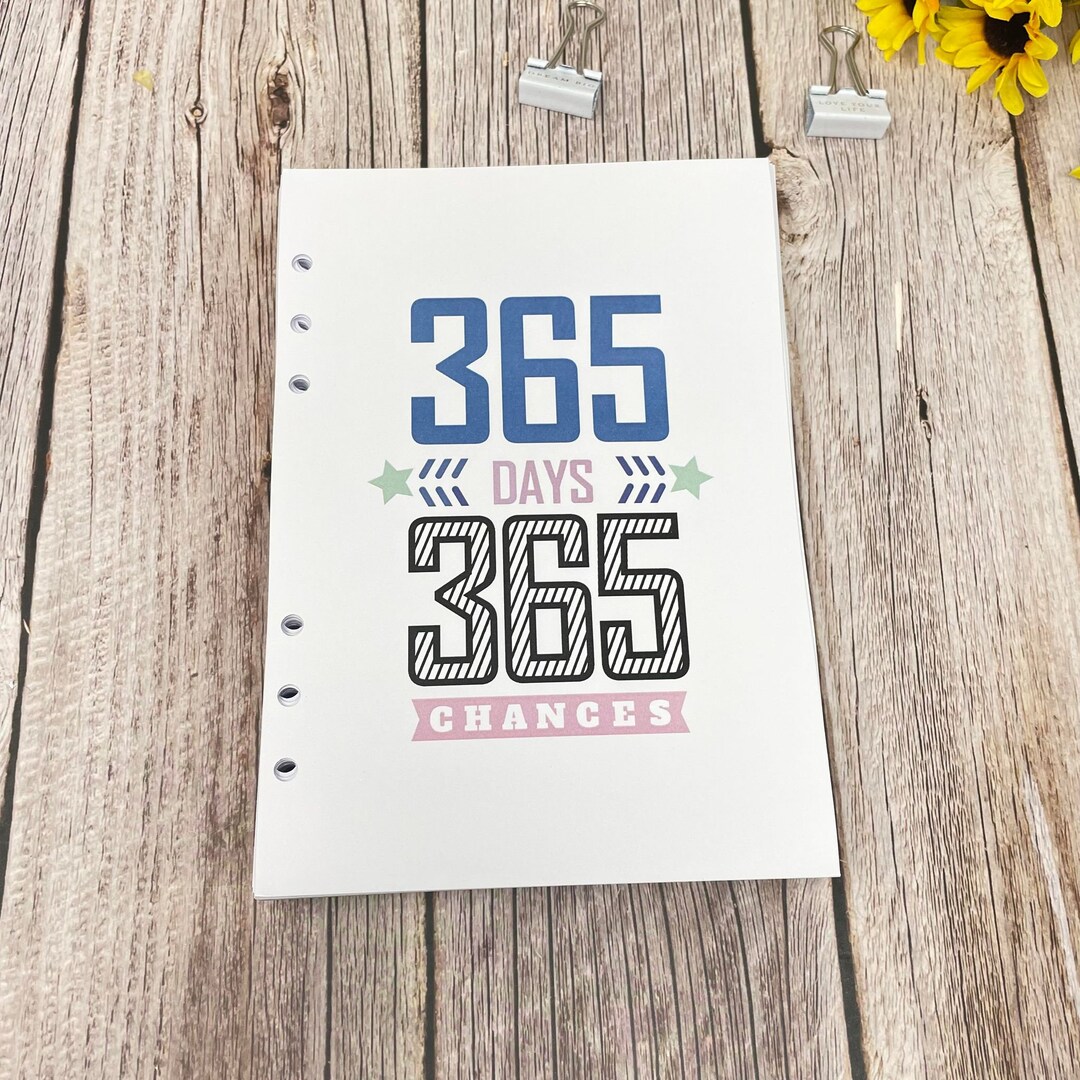 Yearly Food Diary Planner Inserts, Weight Loss Inserts, Undated A5 ...