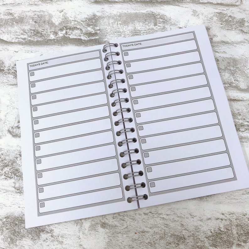 To Do List Book Get Organised Notebook Make Lists | Etsy