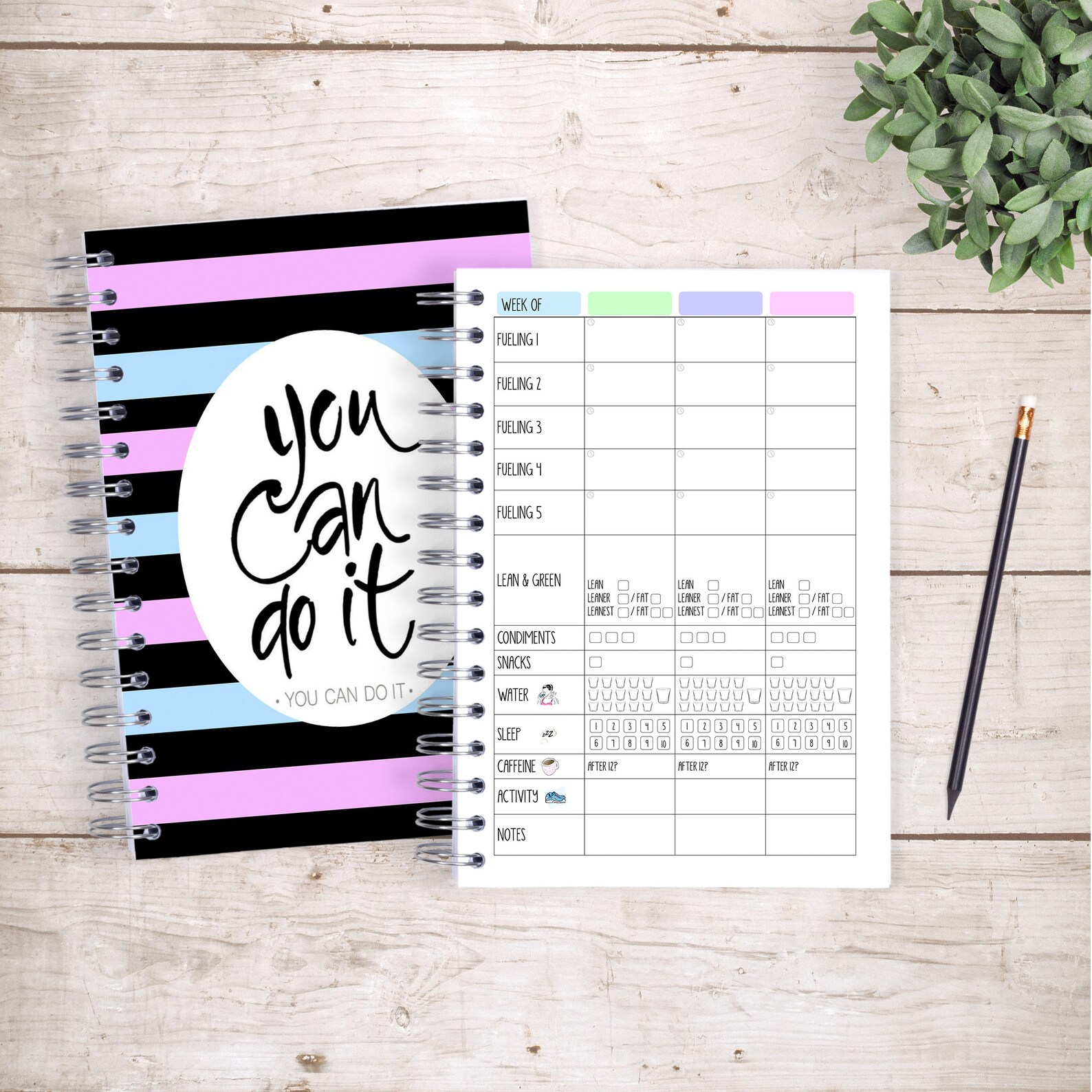 Optavia 5/1 Food Diary Weight Loss Journal Optavia Tracker - Etsy