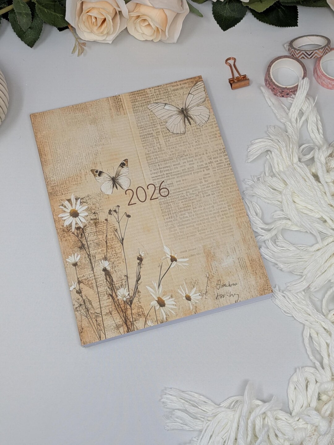 2026 Weekly Diary | Monthly & Weekly Layout | Soft-touch Cover ...
