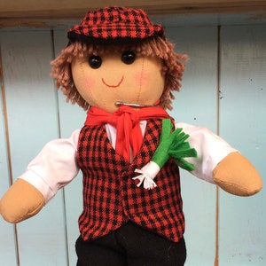 Welsh Lady Doll, St Davids Day Rag Doll Can Be Personalised ...