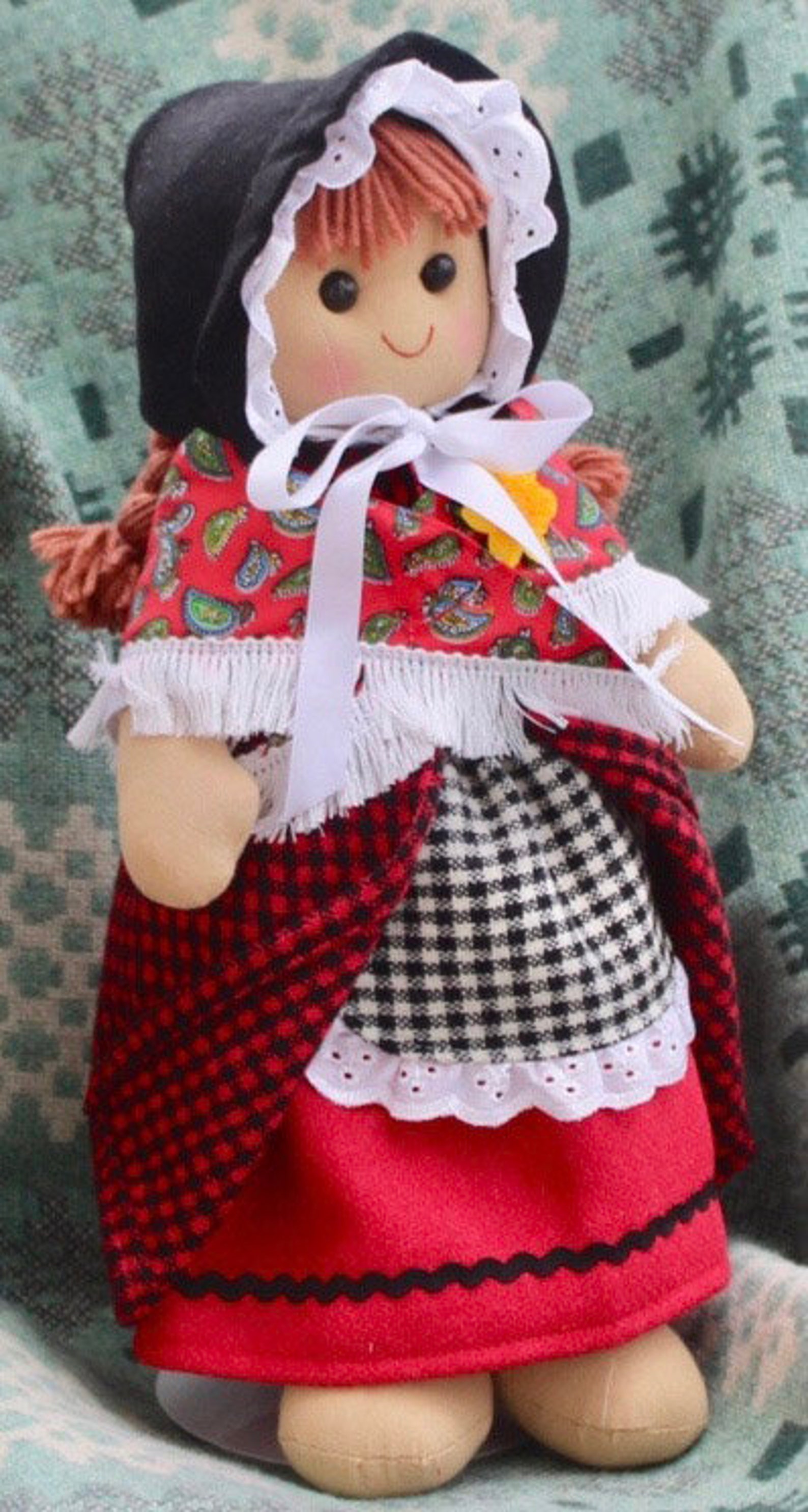 Welsh Lady Doll, St Davids Day Rag Doll Can Be Personalised ...