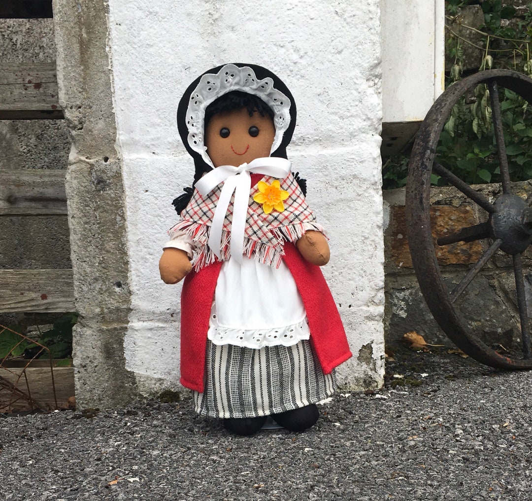 Welsh Lady Doll St Davids Day Rag Doll Can Be Personalised - Etsy