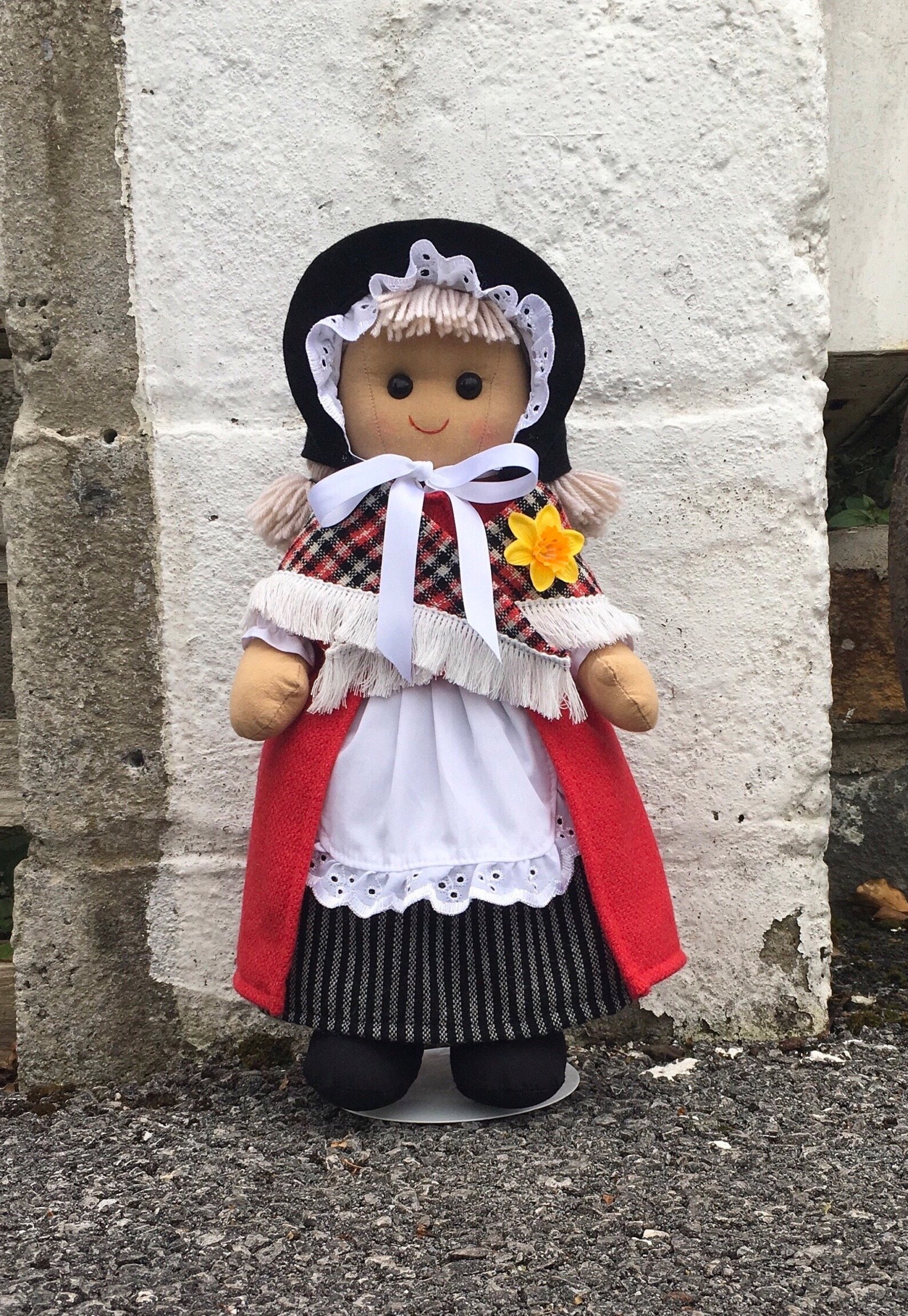 Welsh Lady Doll, St Davids Day Rag Doll Can Be Personalised ...