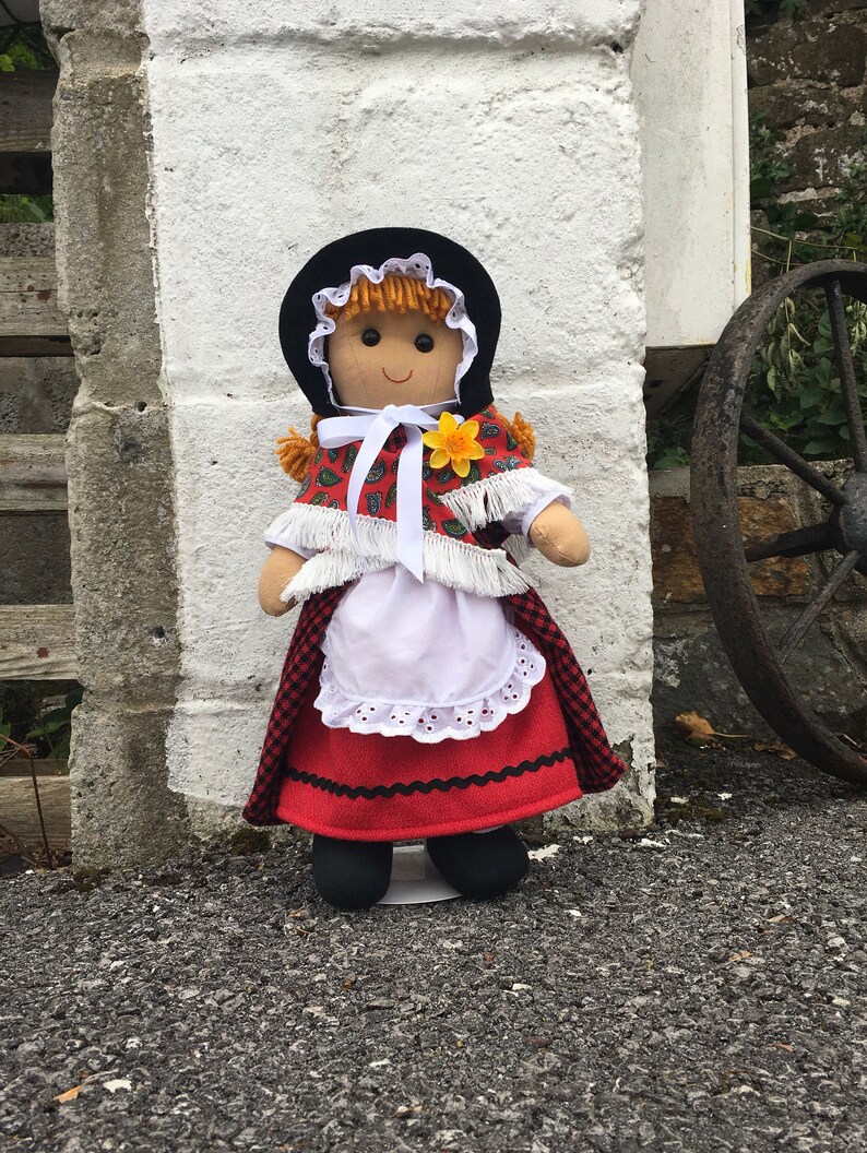 Welsh Lady Doll St Davids Day Rag Doll Can Be Personalised - Etsy