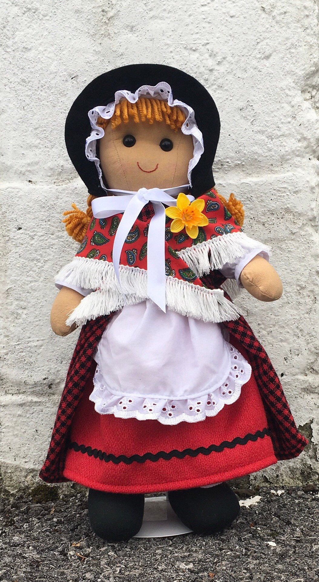 Welsh Lady Doll, St Davids Day Rag Doll Can Be Personalised ...