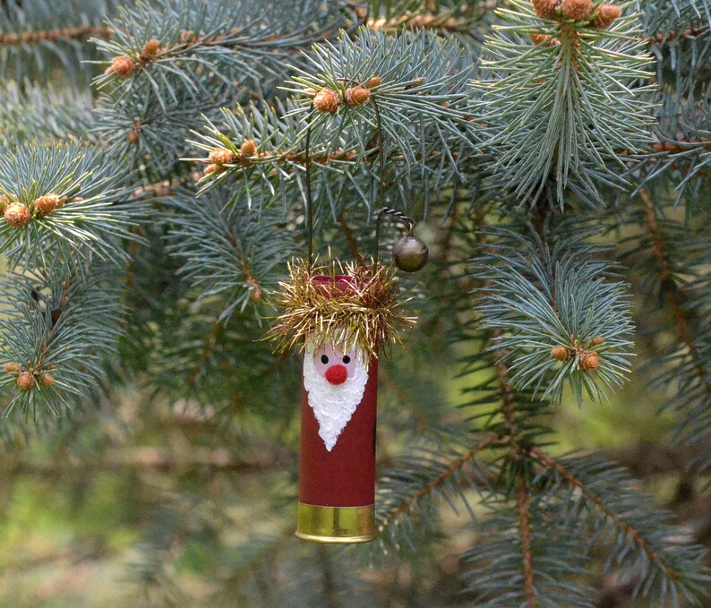Shotgun Shell Santa Ornament - Etsy