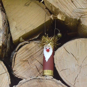 Shotgun Shell Santa Ornament - Etsy