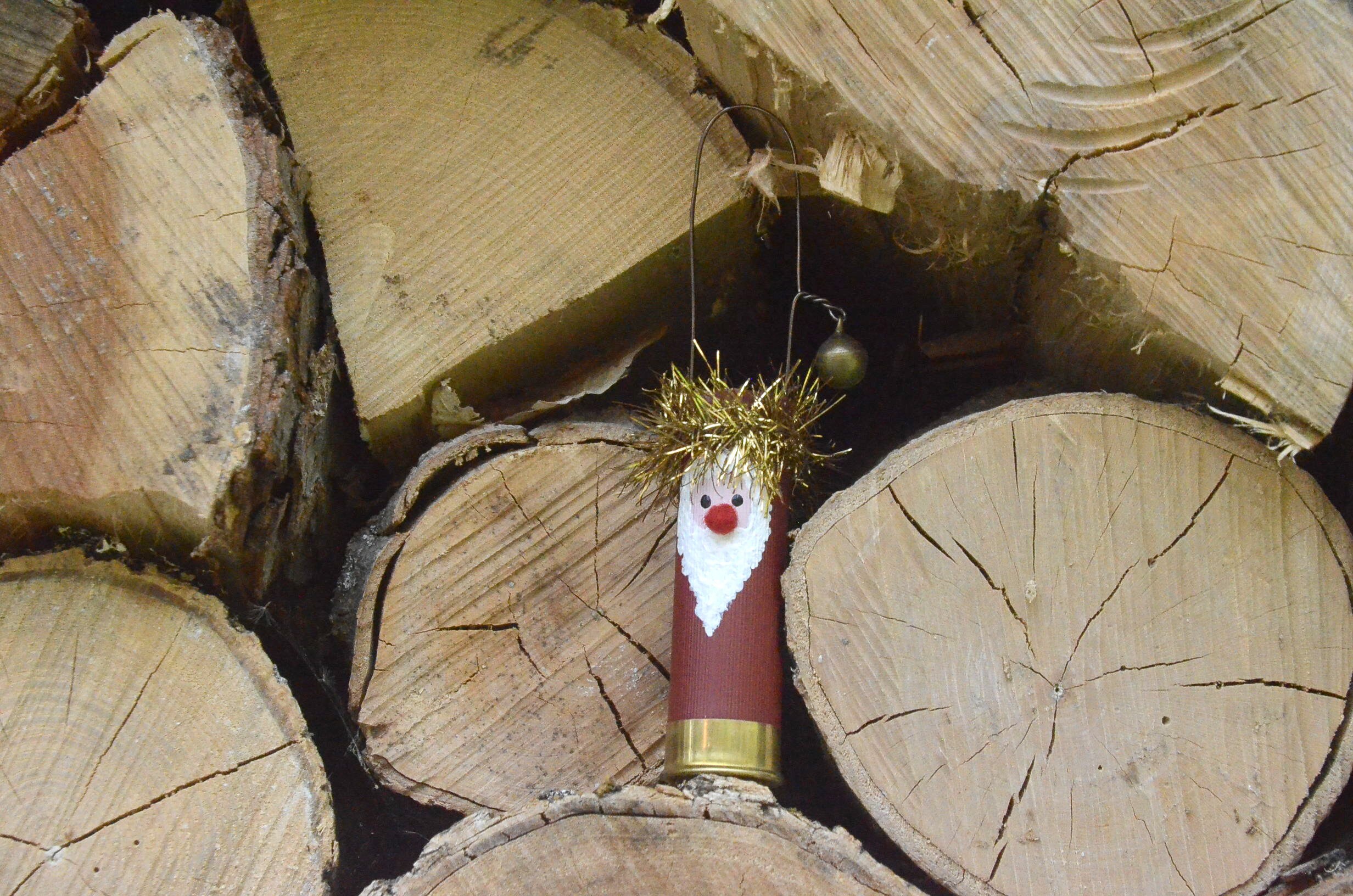 Shotgun Shell Santa Ornament - Etsy