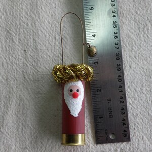 Shotgun shell Santa ornament | Etsy