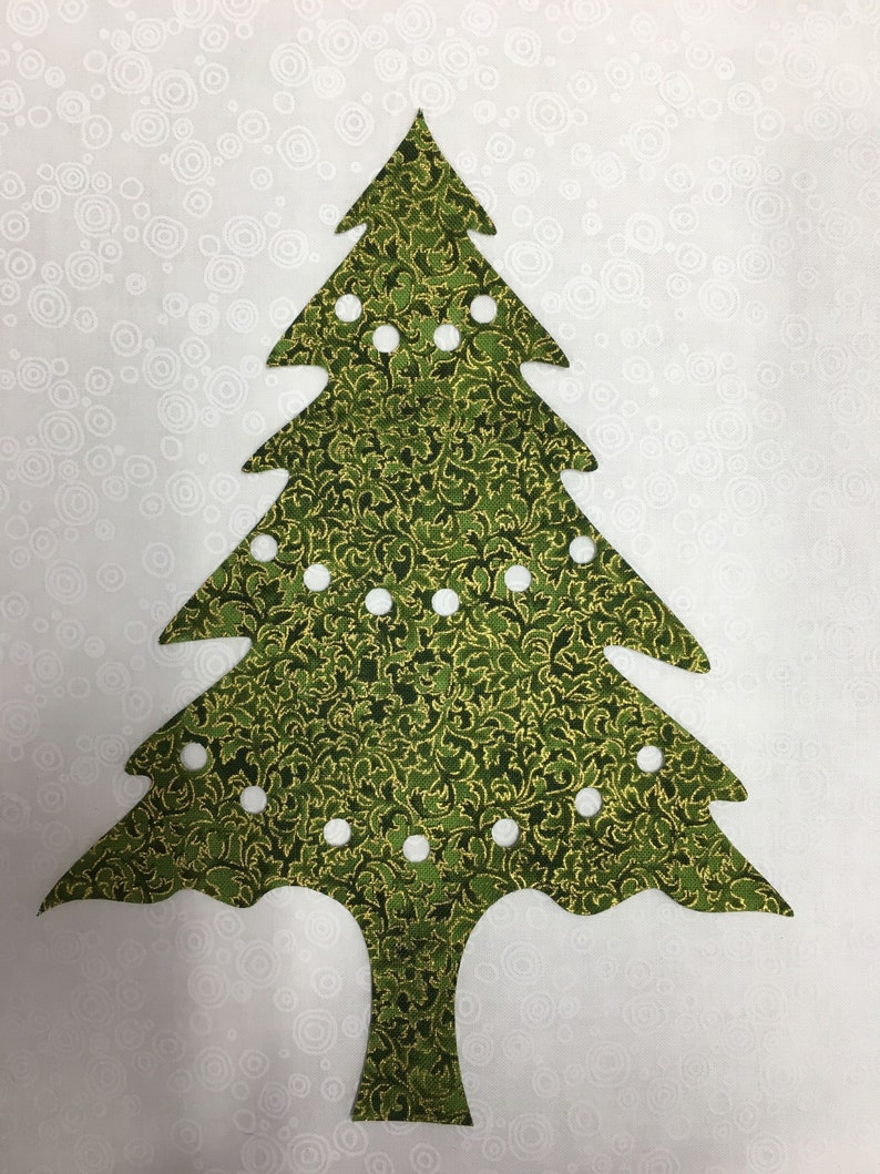 Fabric Christmas Tree, With Fusible, for Appliqué - Etsy