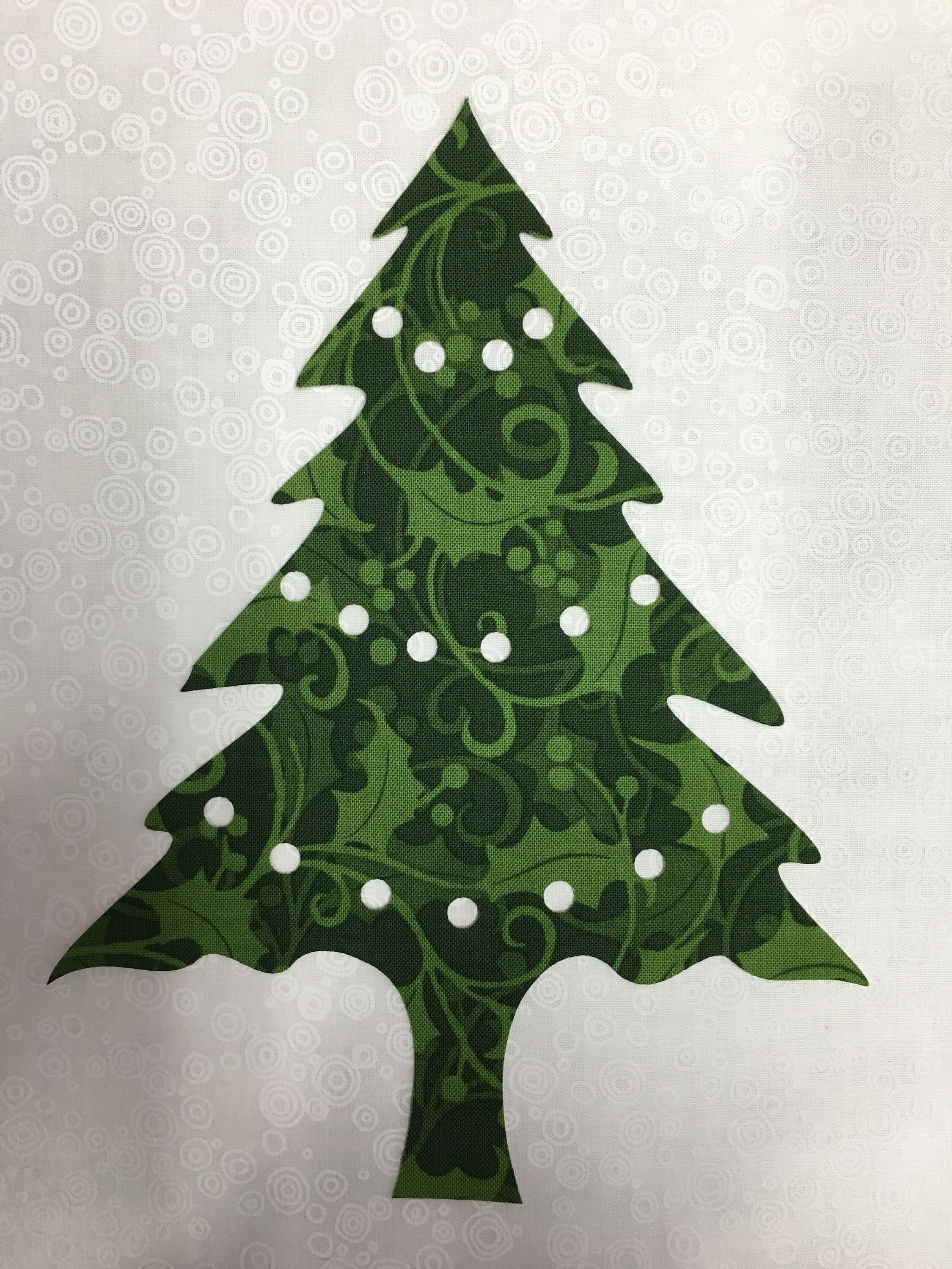 Fabric Christmas Tree, With Fusible, for Appliqué - Etsy