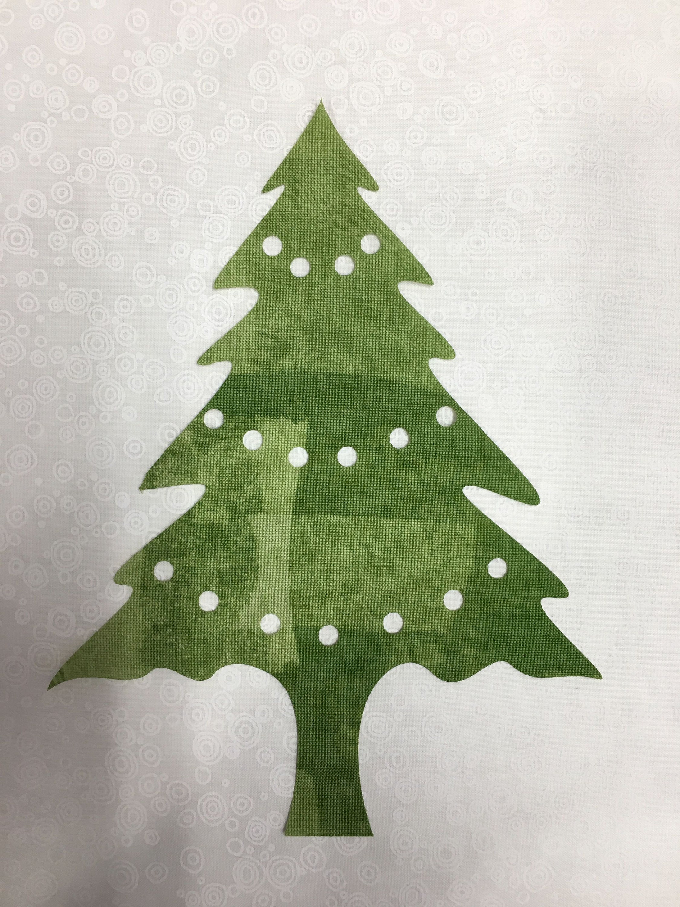 Fabric Christmas Tree, With Fusible, for Appliqué - Etsy