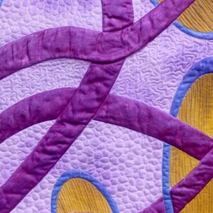 Magenta Purple Abstract Art Quilt - Etsy