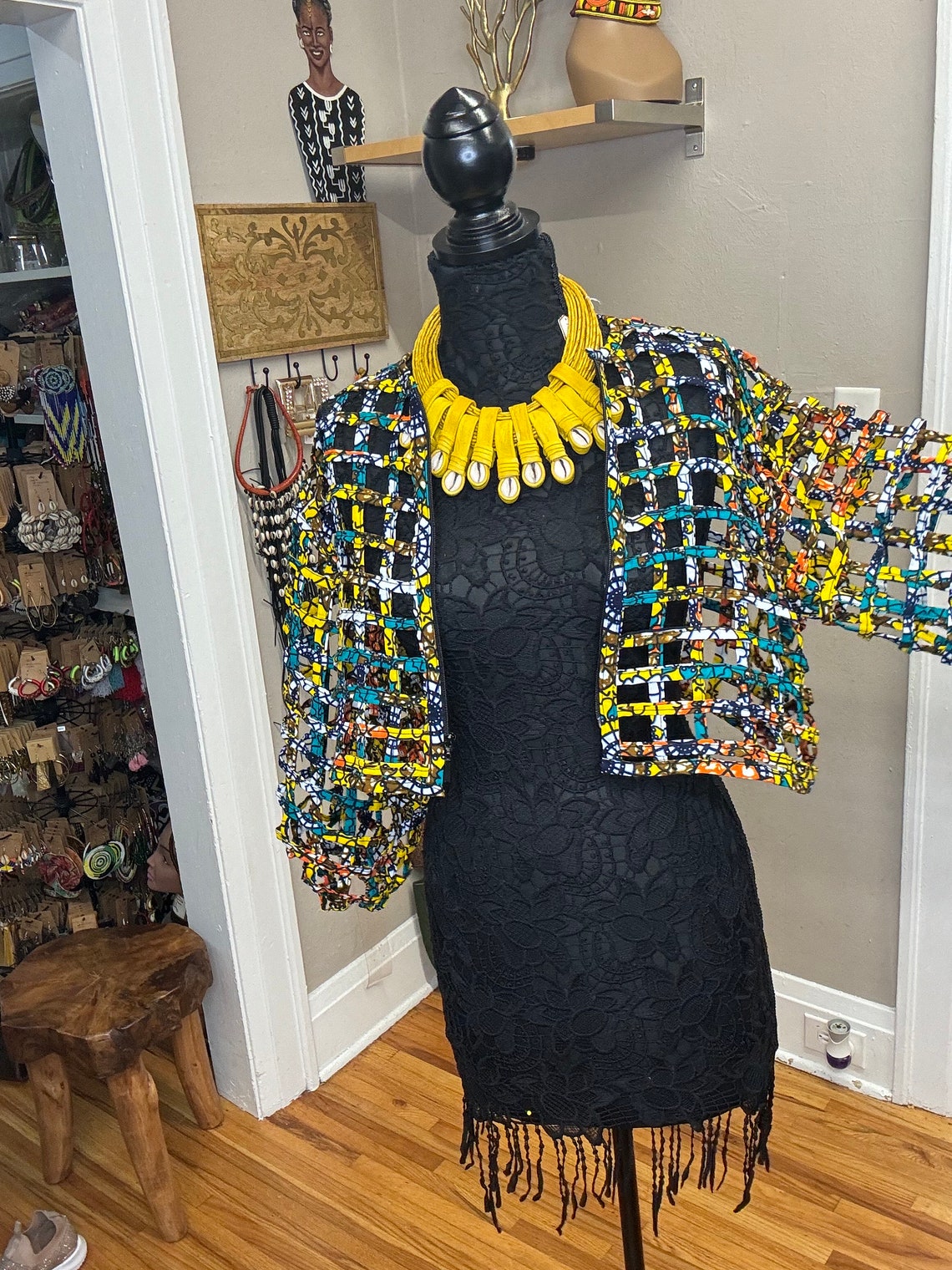 Jacket Shrug Caged - Etsy