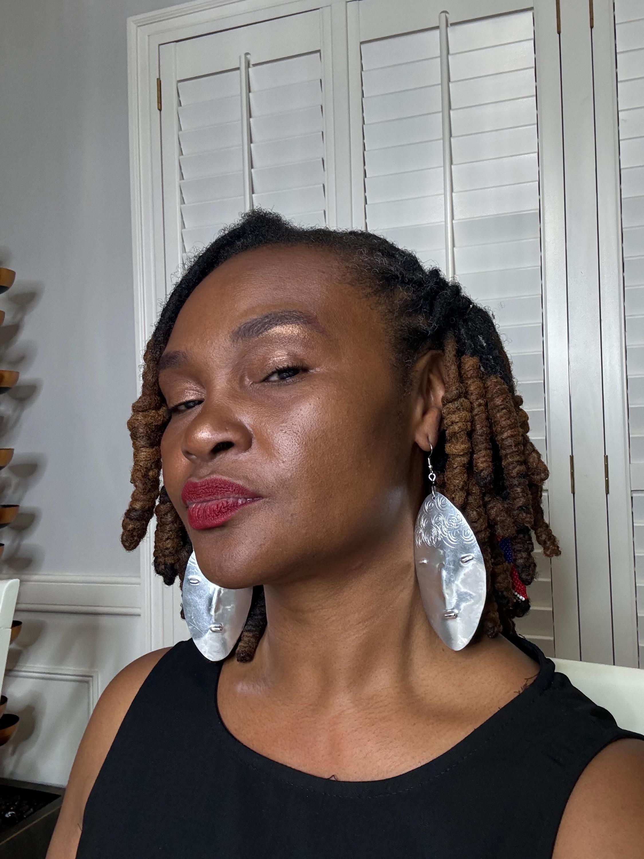Mask Face Earrings - Etsy