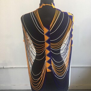 Beaded Body Chain - Etsy