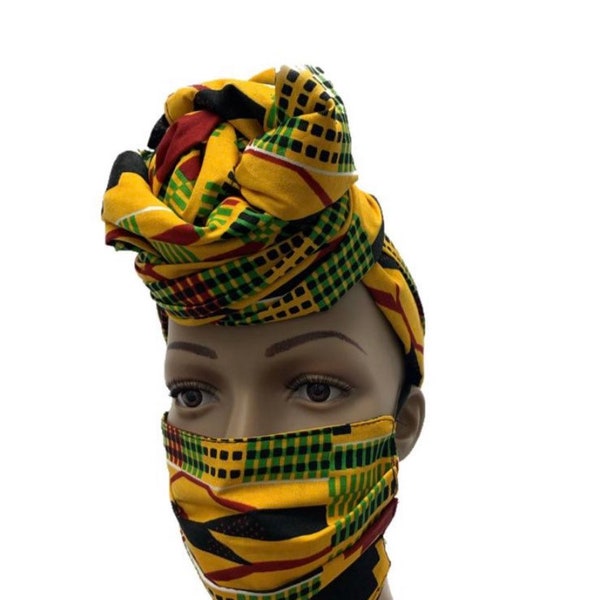 Kente Head Wrap - Etsy