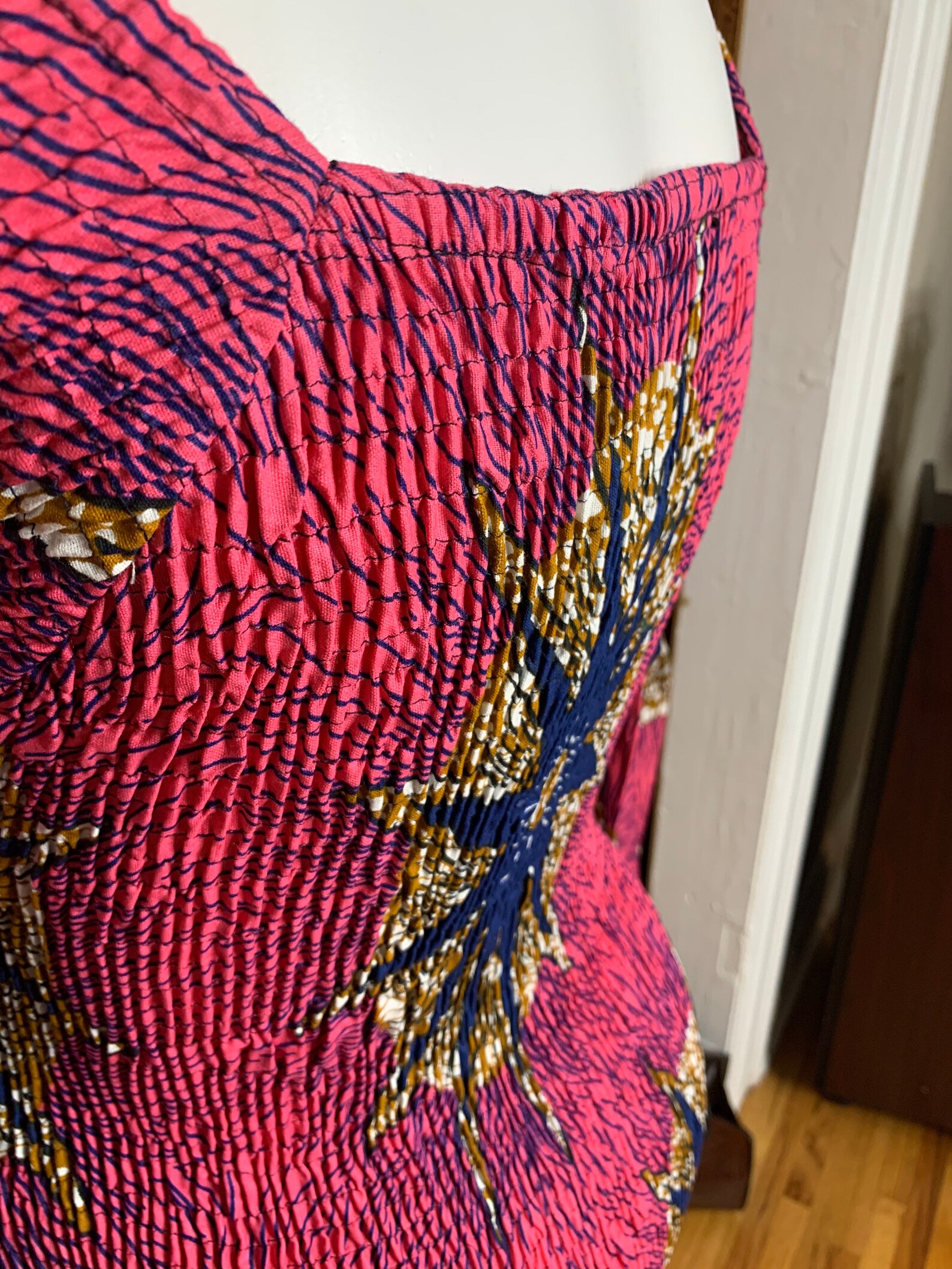 Hot Pink Ankara Mermaid Stretchy Dress. One Size Fits Most up - Etsy