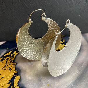 Silver Metal “back to Back” Earrings - Etsy