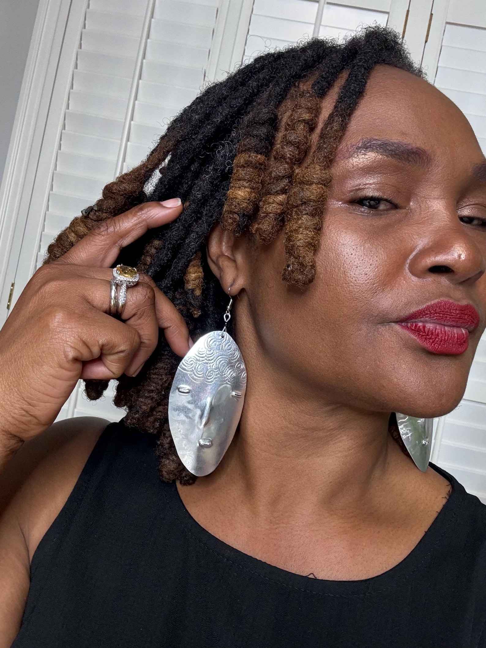 Mask Face Earrings - Etsy
