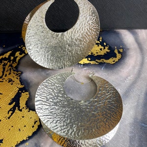 Silver Metal “back to Back” Earrings - Etsy