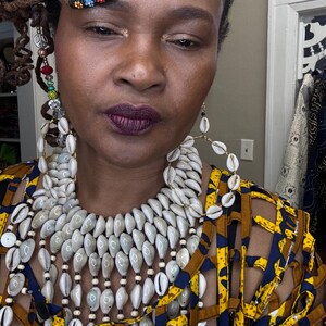 Cowrie Shells Long Necklace Set. - Etsy