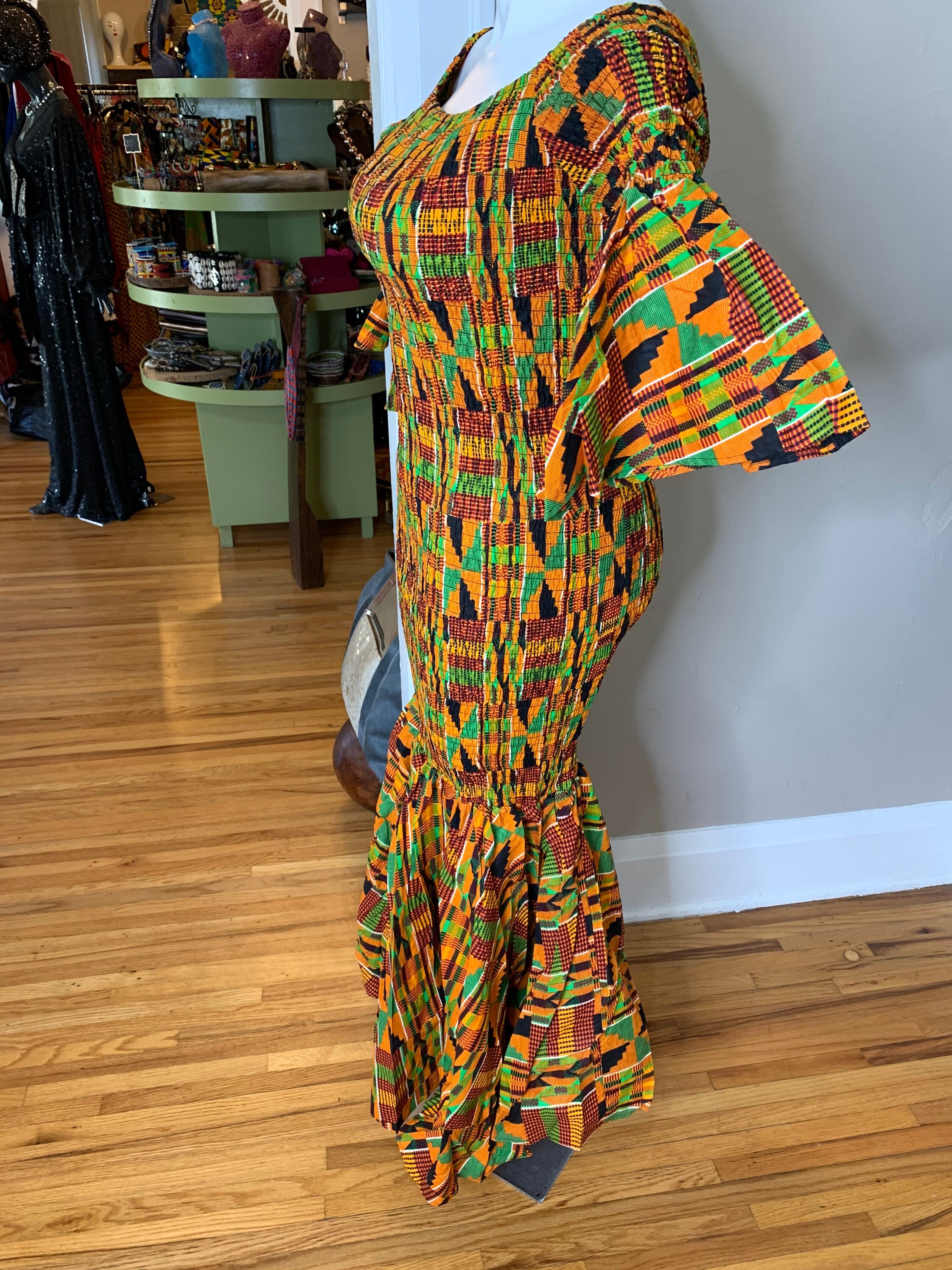 Kente Mermaid Dress One Size Fits up to Size 18 | Etsy