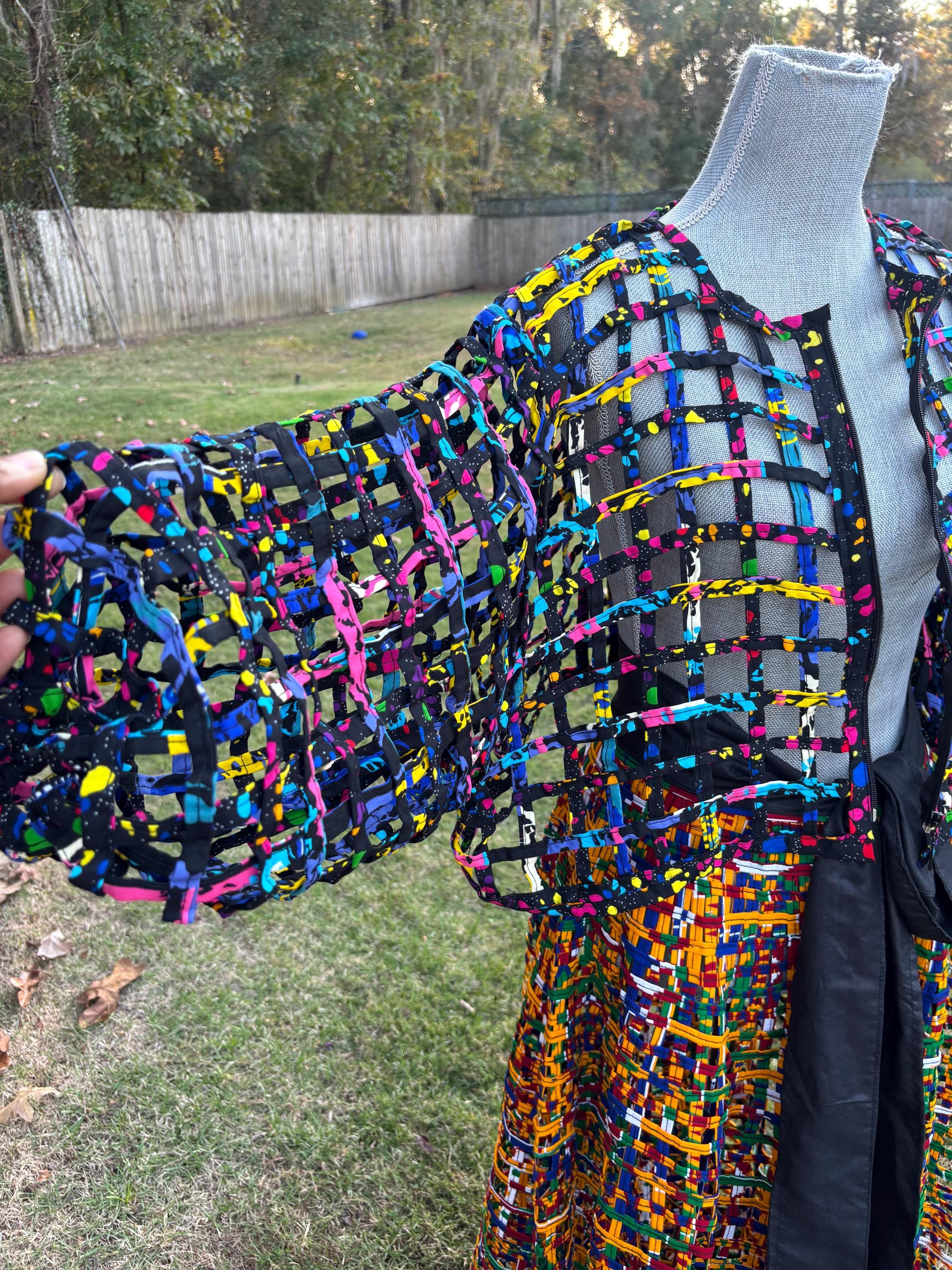 Jacket Shrug Caged Multi Color - Etsy