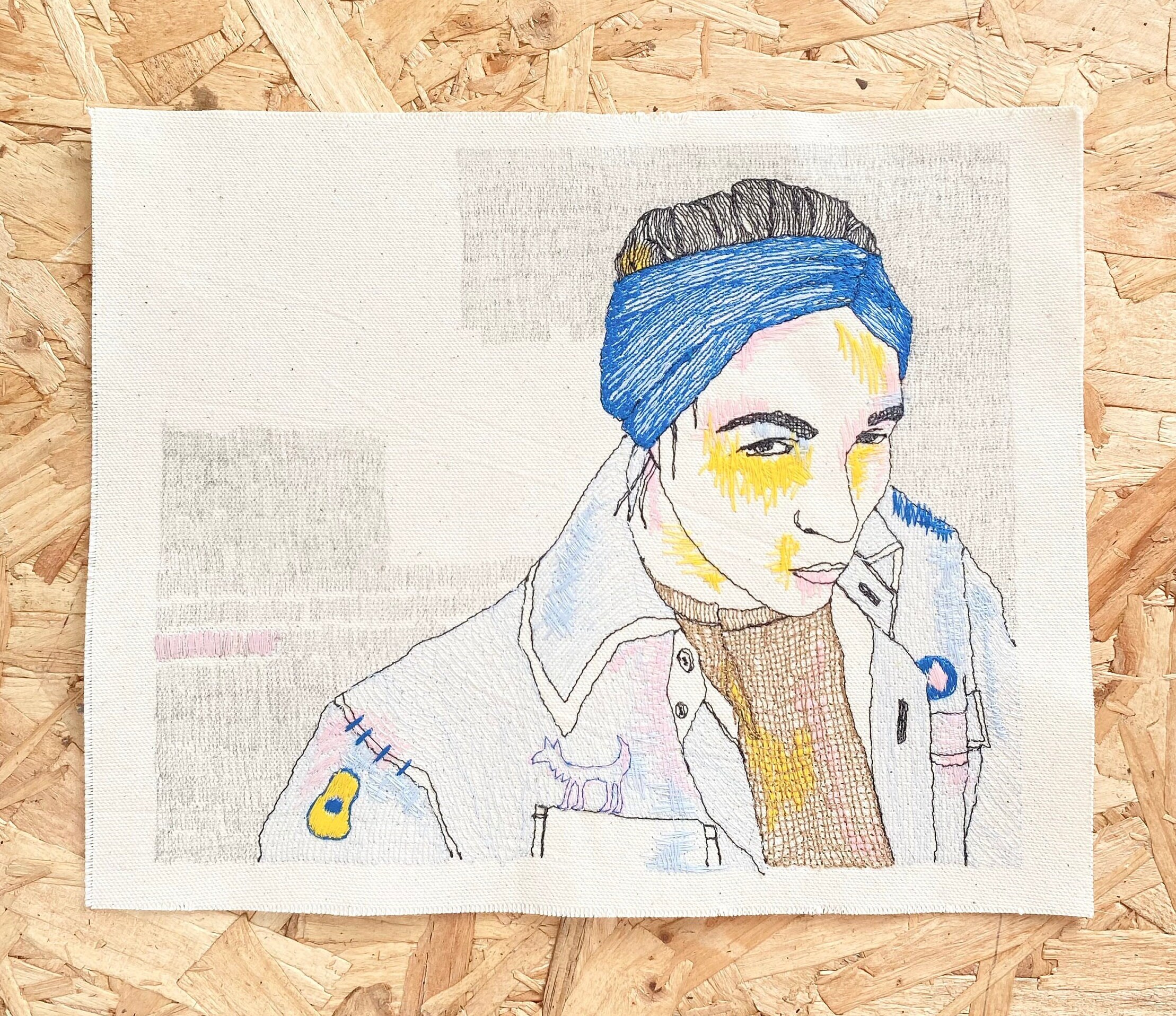 Original Modern Embroidery Art by Limerick Textile Artist Gemma Morris ...