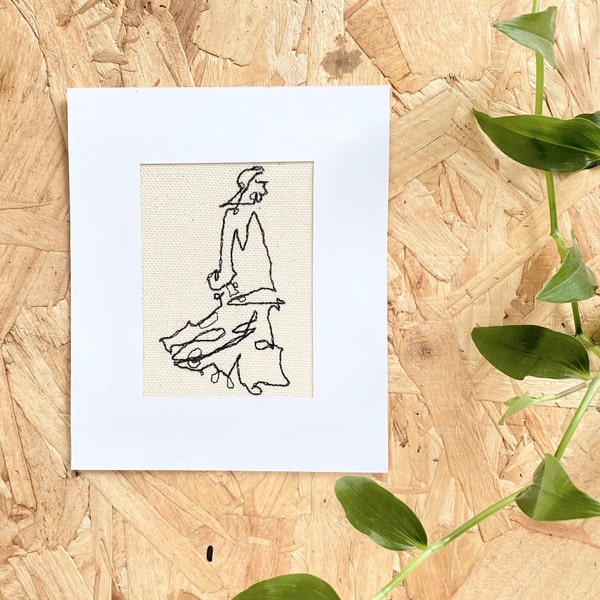 One Line Embroidery - Etsy