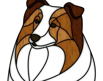 Labrador Dog Stained Glass Pattern, Stained Glass Labrador Digital ...