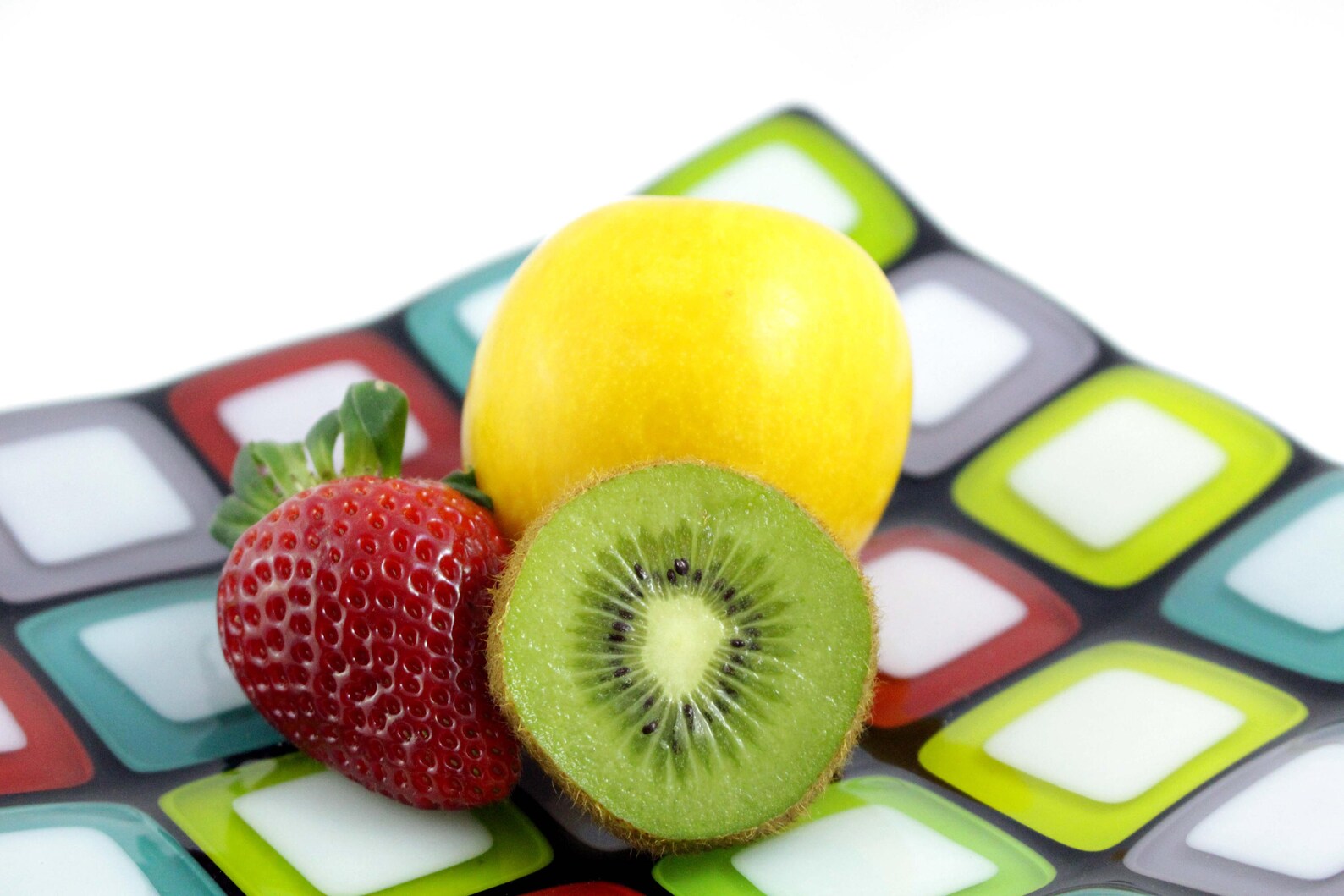 Glass Mosaic Plate (multi-coloured) - Etsy