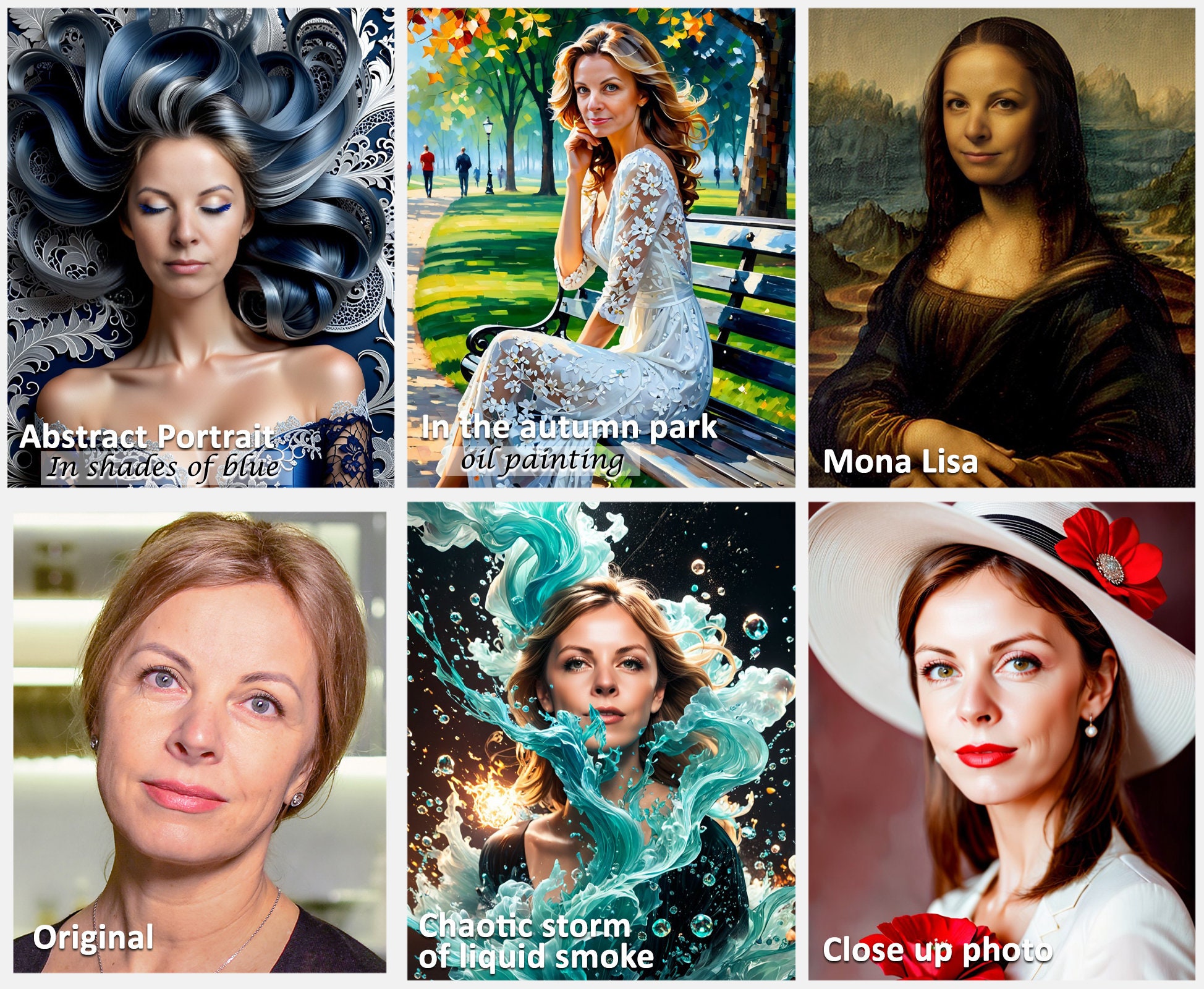 Personalized Artistic Portrait Your Portrait With AI Face Swap Digital ...