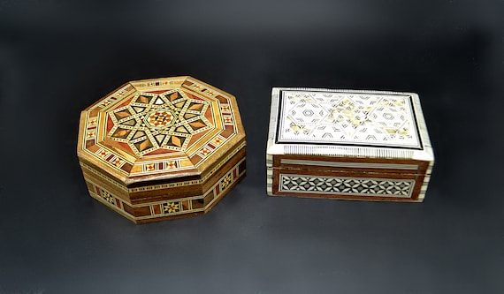 Home & Living Boxes & Bins Handmade Middle Eastern Mother of Pearl ...