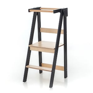 Foldable Kitchen Tower, Montessori Kitchen Tower, Space Saving Kitchen ...