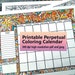 Printable Coloring Calendar Perpetual 12 Months Jpeg Pdf | Etsy