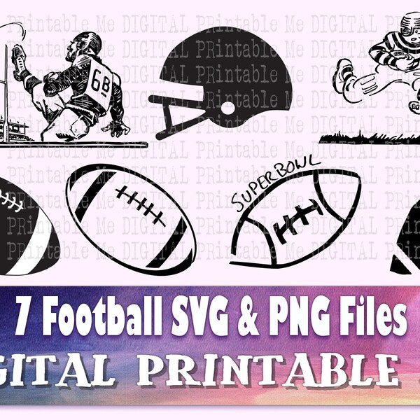 Football Kicker Clip Art - Etsy