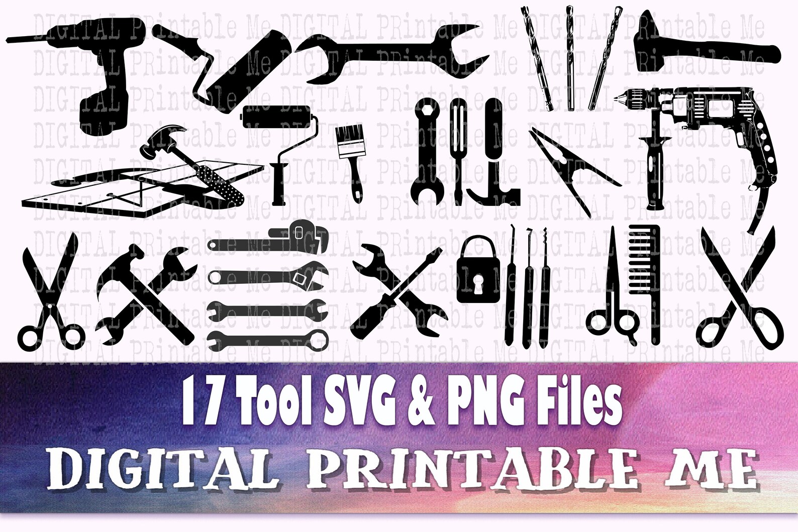 Tool Svg Handyman Silhouette Bundle PNG Clip Art 17 - Etsy