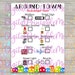 Around Town Scavenger Hunt Printable, Kids Activity, Travel Game ...