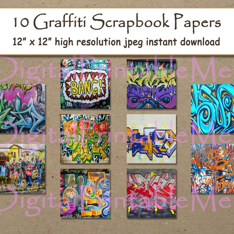 Graffiti Woman Wall Mural - Etsy