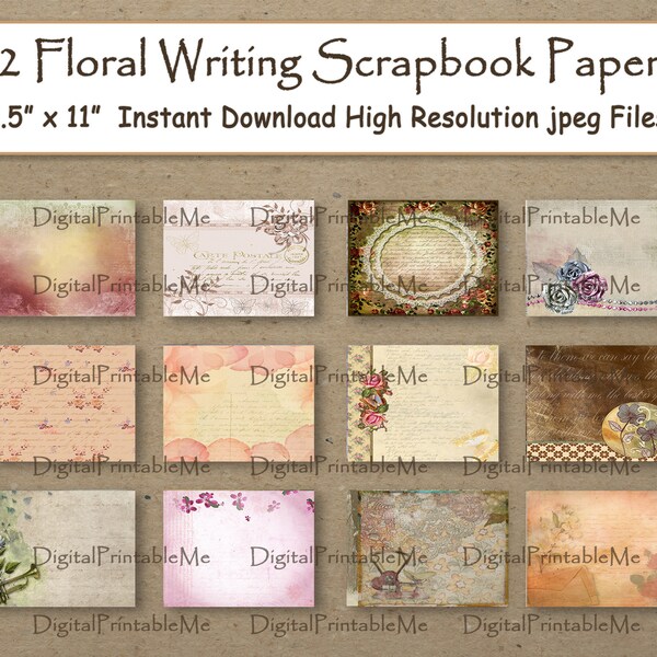 Shabby Chic Letters - Etsy