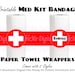Medkit Wrappers, Health, Bandage, Printable, Paper Towel, Labels, Gamer ...