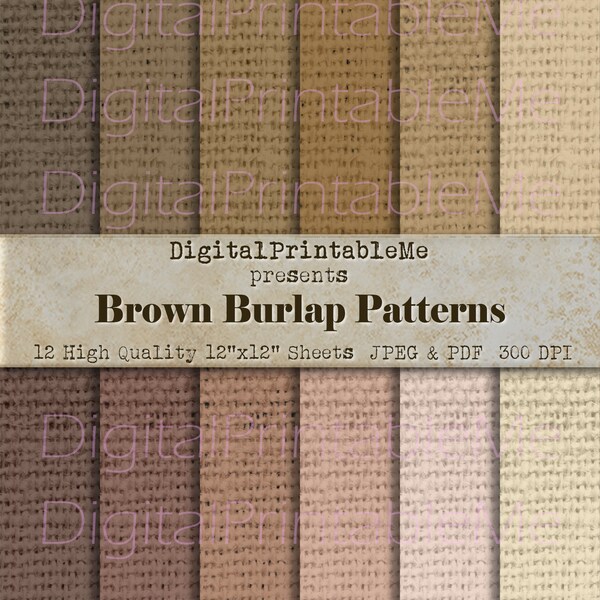 Natural Burlap - Etsy