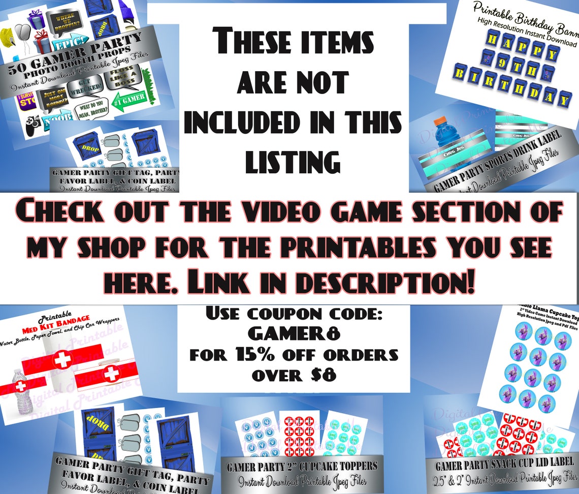 Medkit Wrappers, Health, Bandage, Printable, Chip Can, Labels, Gamer ...