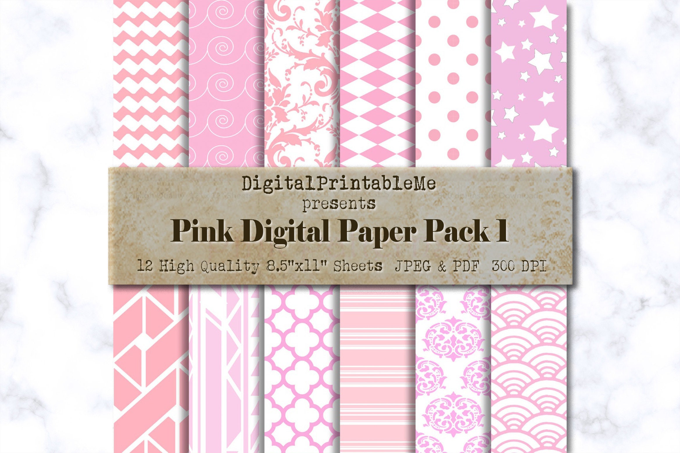 Light Pink Background Patterns