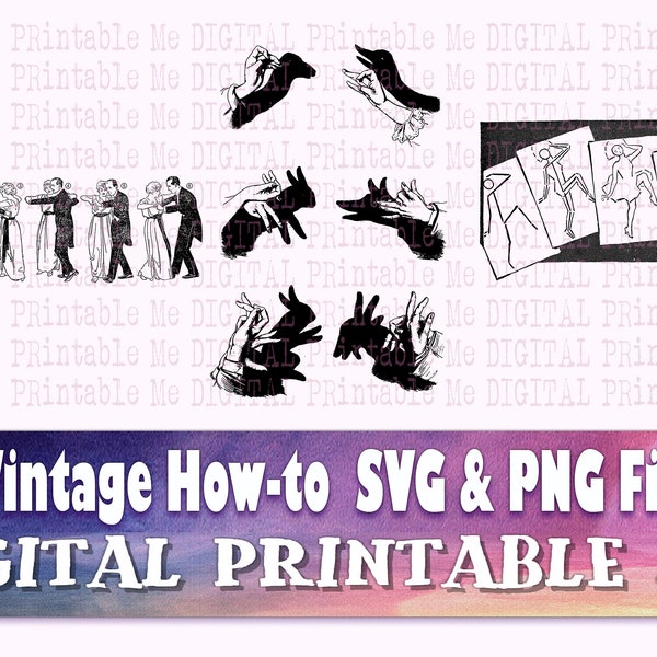 Shadow Puppet Svg - Etsy