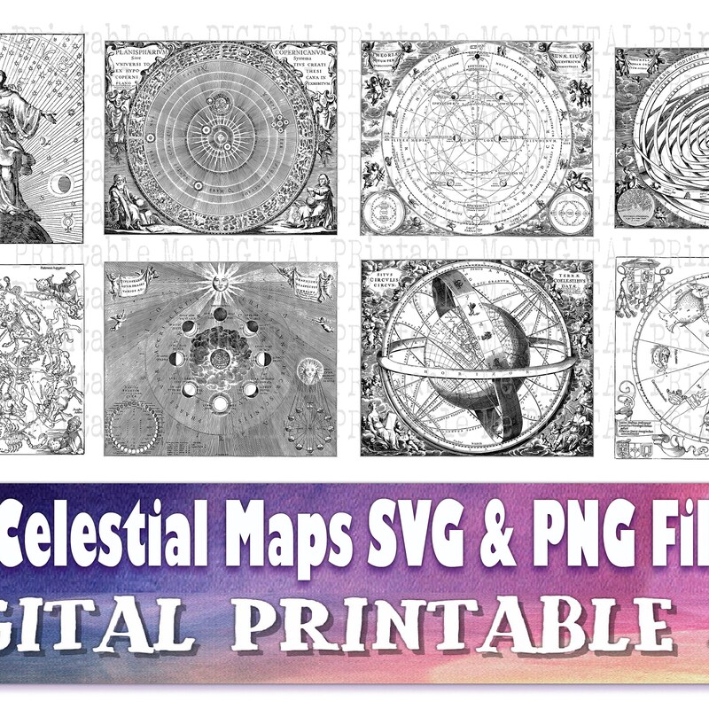 Celestial Maps - Etsy