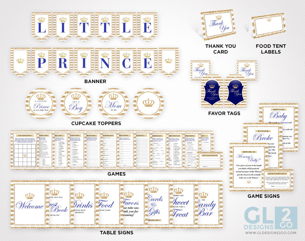 Prince Candy Bar Sign W/ Crown for Boy Baby Shower / Birthday. - Etsy
