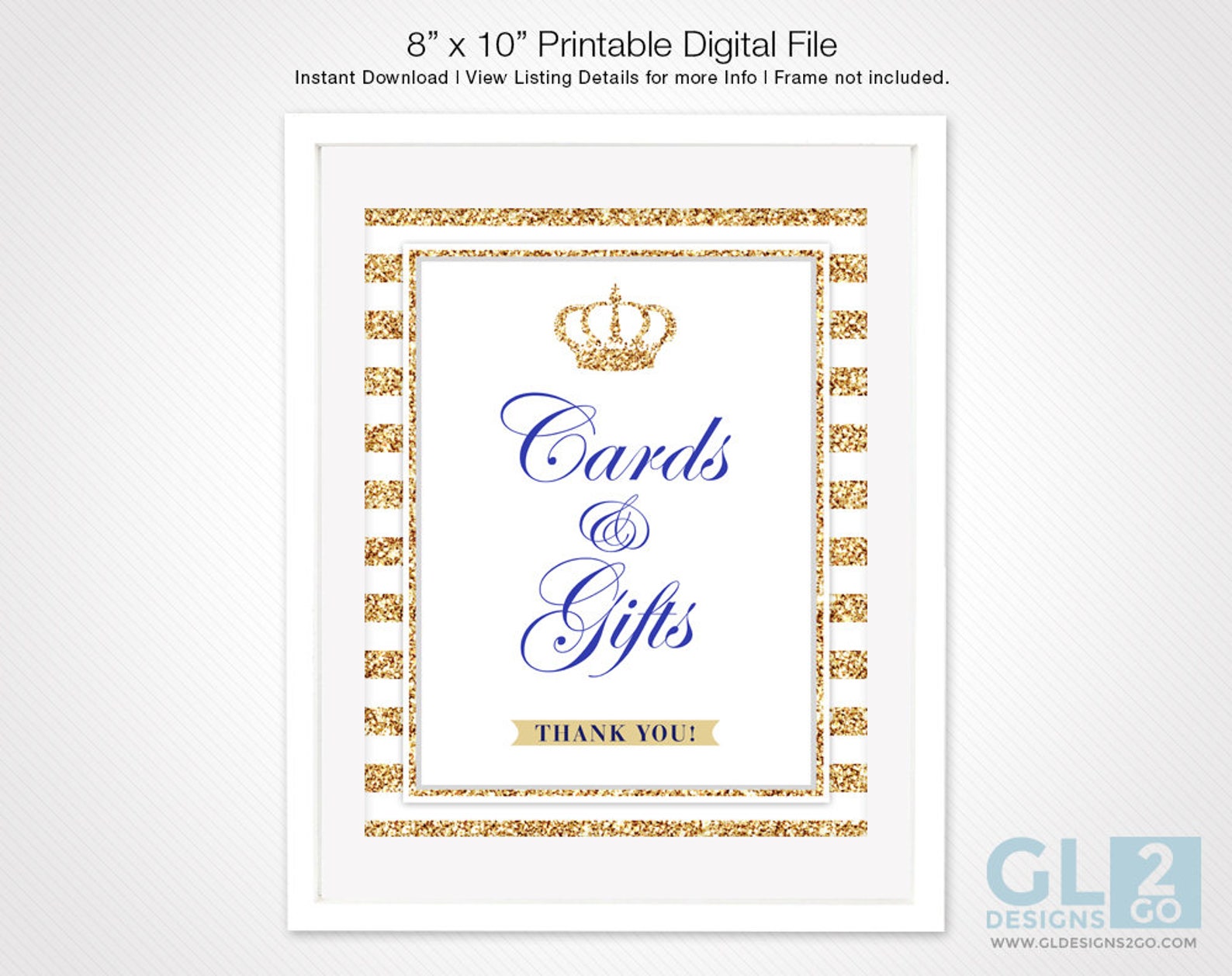 Prince Gifts Sign. Prince Baby Shower Gift Table Sign W/ - Etsy